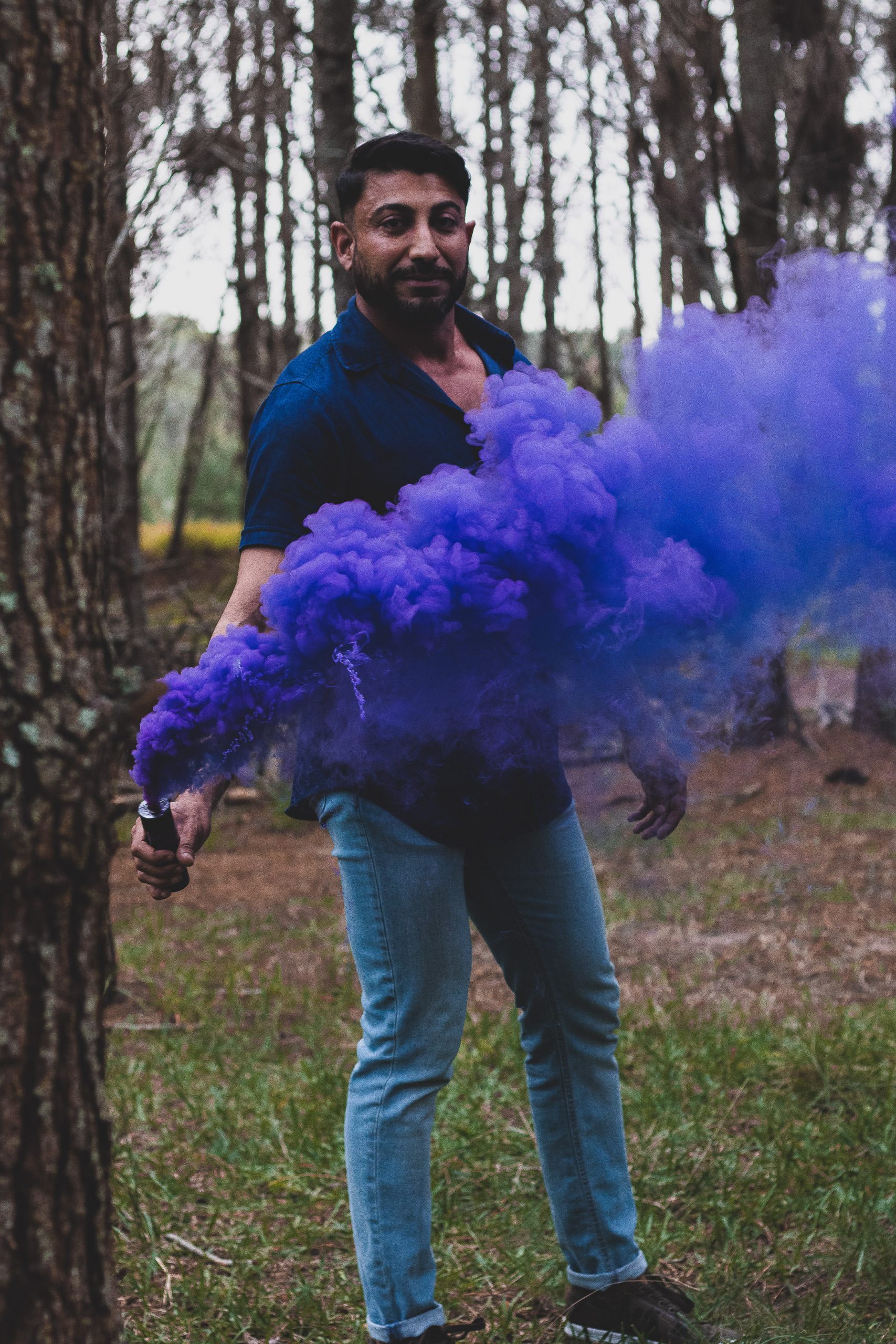 Purple Ring Pull Smoke Effect | Paintball Heaven